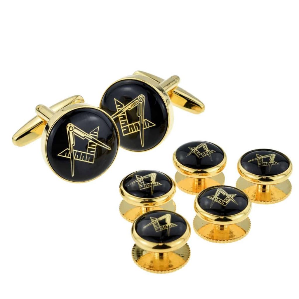 Masonic Bible & Pillar Cufflinks - Regalia Store UK