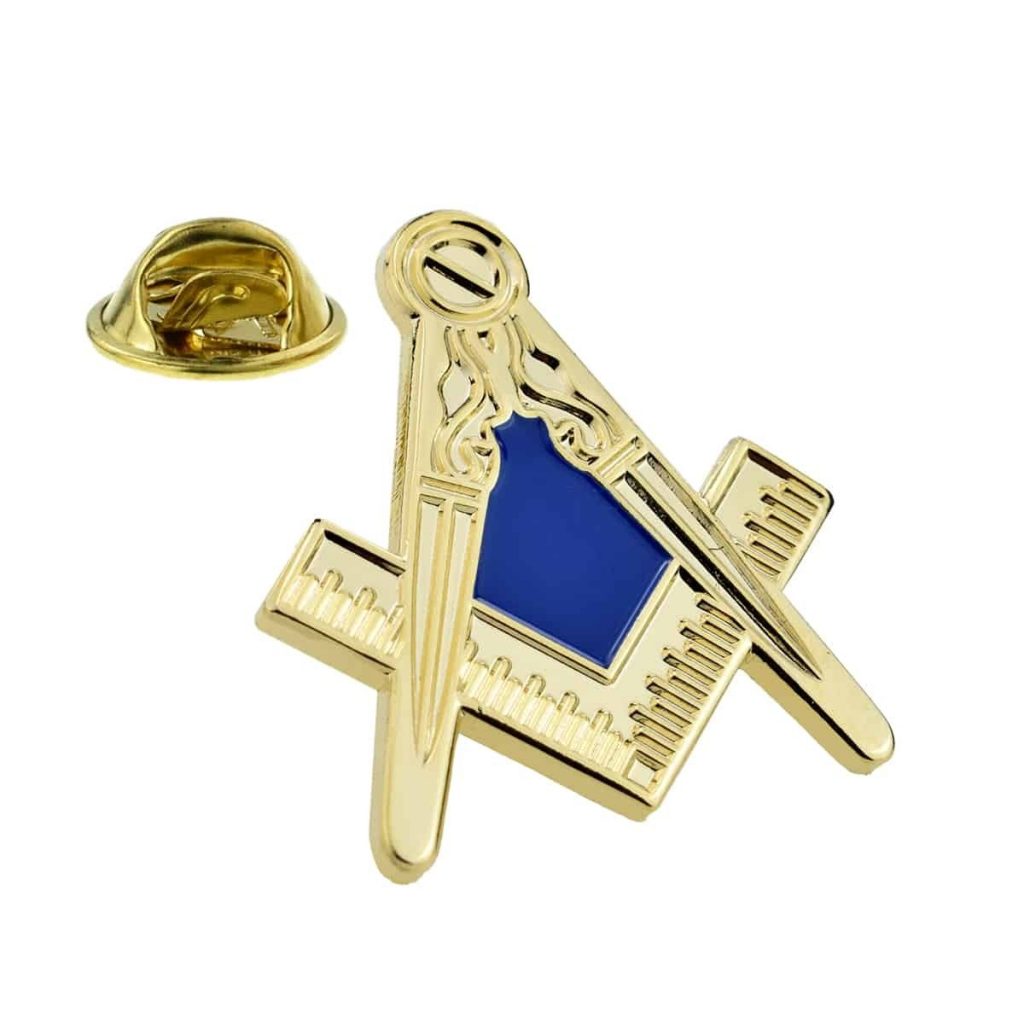 Antique Effect Masonic Lapel Pin - Regalia Store UK